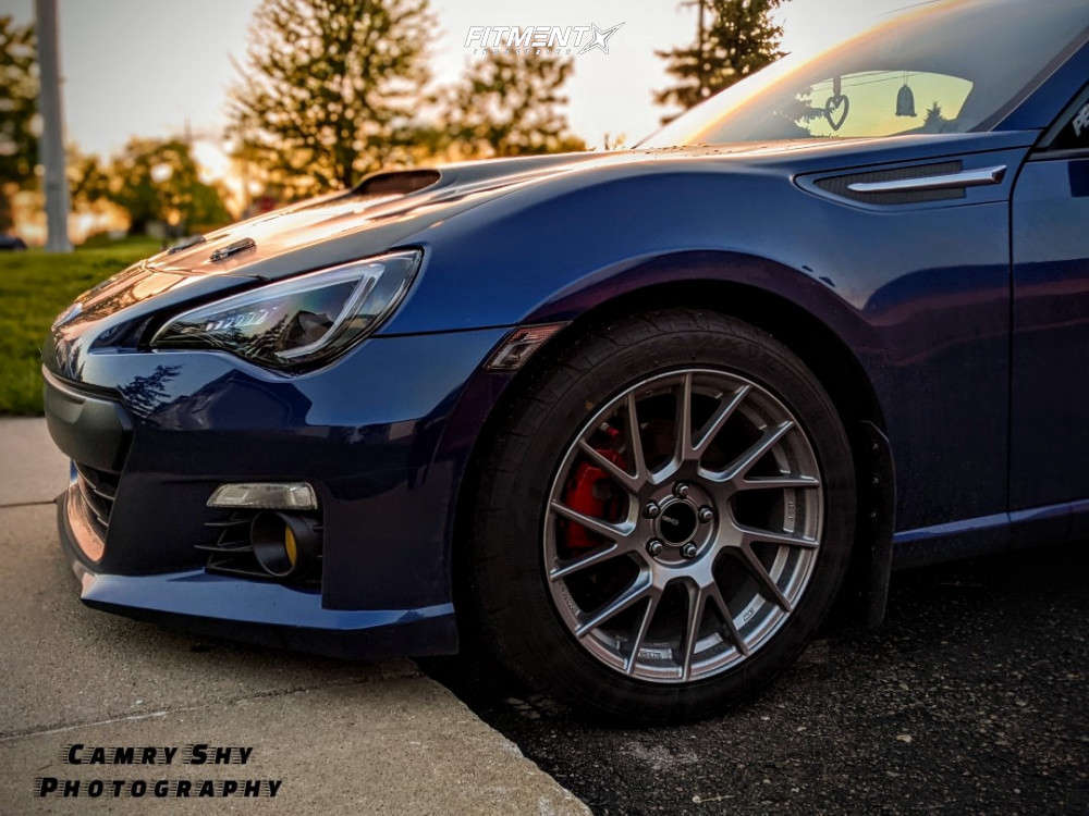 2013 Subaru BRZ Limited with 17x8 Enkei Tm7 and Firestone 235x45 on ...