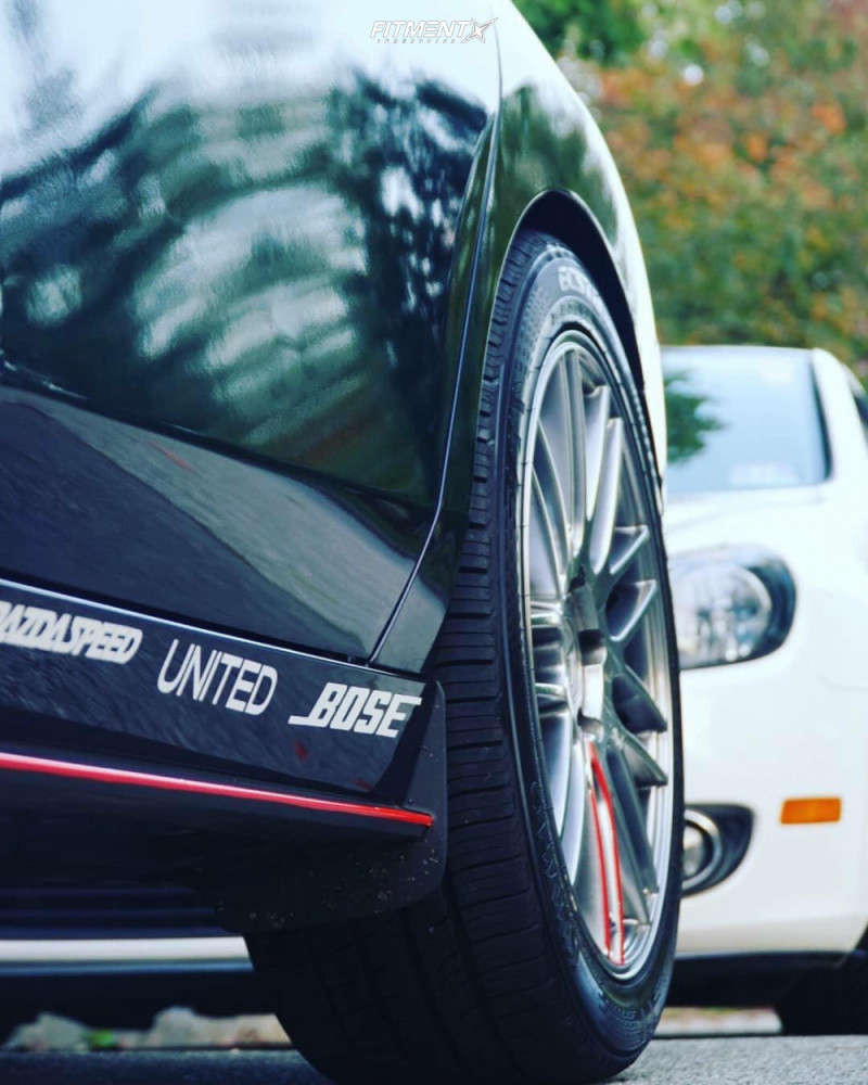 2019 Mazda 3 Preferred with 18x8.5 ASA Gt1 and Kumho 235x35 on Lowering ...