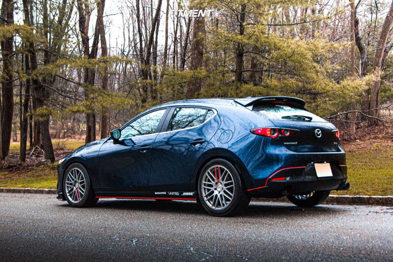 2019 Mazda 3 Preferred with 18x8.5 ASA Gt1 and Kumho 235x35 on Lowering ...