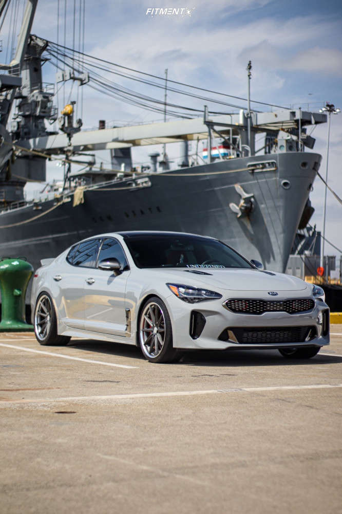 2019 Kia Stinger GT2 with 20x9 Vossen Vws1 and Michelin 245x35 on Lowering Springs | 1710309 ...