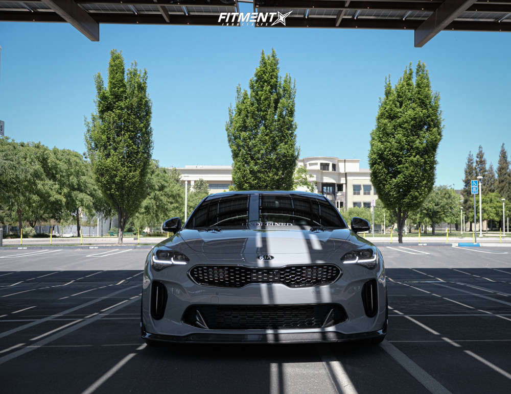 2019 Kia Stinger GT2 with 20x9 Vossen Vws1 and Michelin 245x35 on Lowering Springs | 1710309 ...