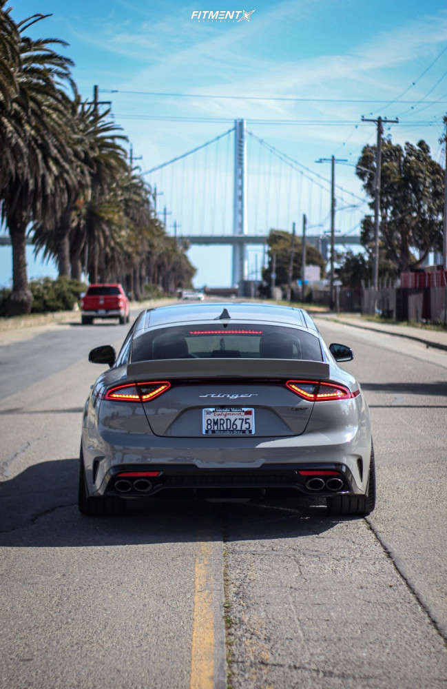 2019 Kia Stinger GT2 with 20x9 Vossen Vws1 and Michelin 245x35 on Lowering Springs | 1710309 ...