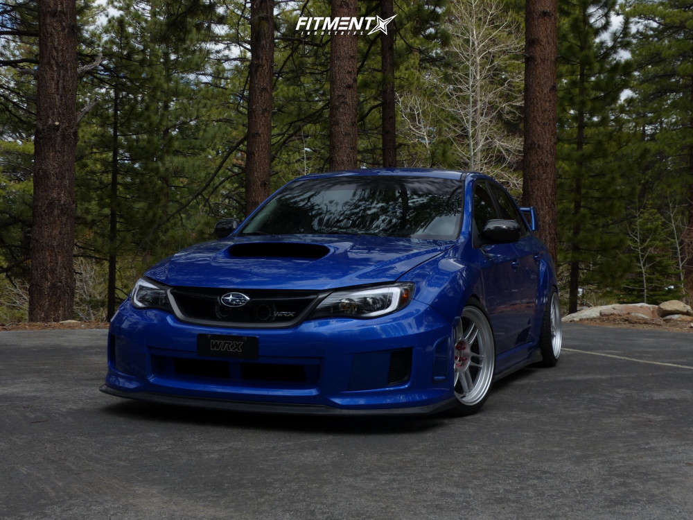 2013 Subaru WRX Base with 18x9.5 ESR Sr11 and Falken 245x35 on ...