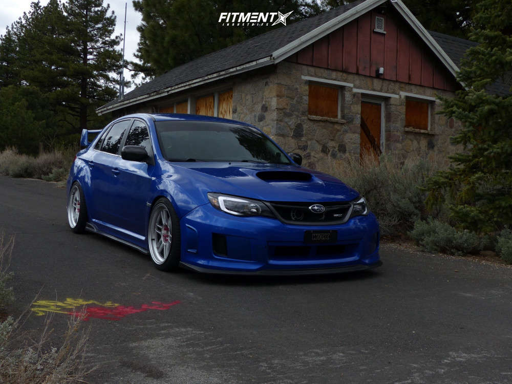 2013 Subaru WRX Base with 18x9.5 ESR Sr11 and Falken 245x35 on ...