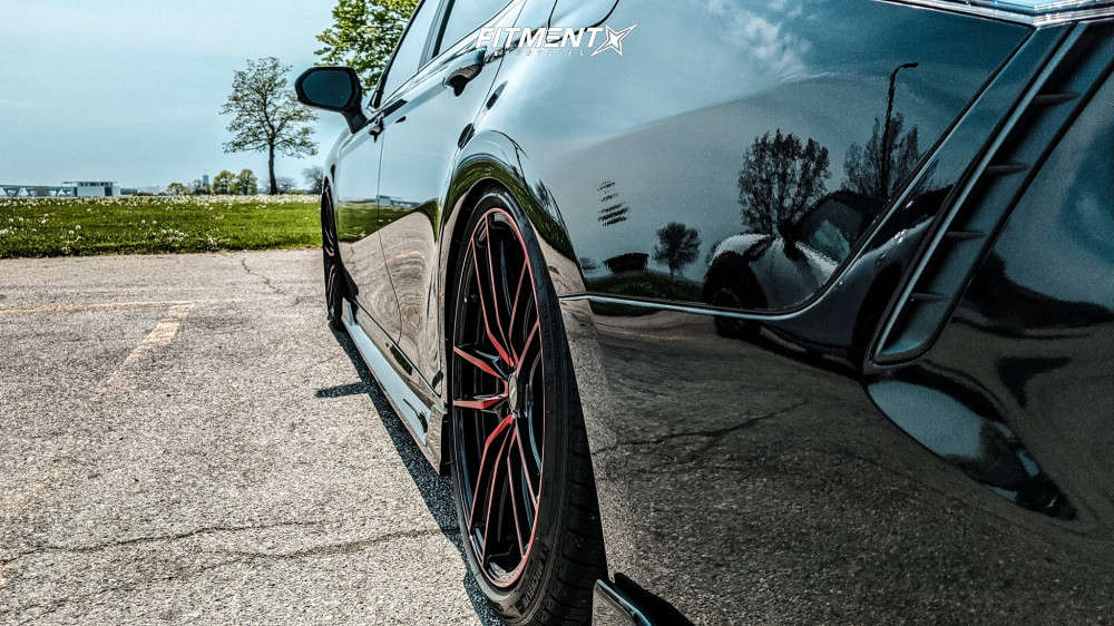 2020 Toyota Camry TRD with 19x8.5 Konig Myth and Michelin 235x40 on ...