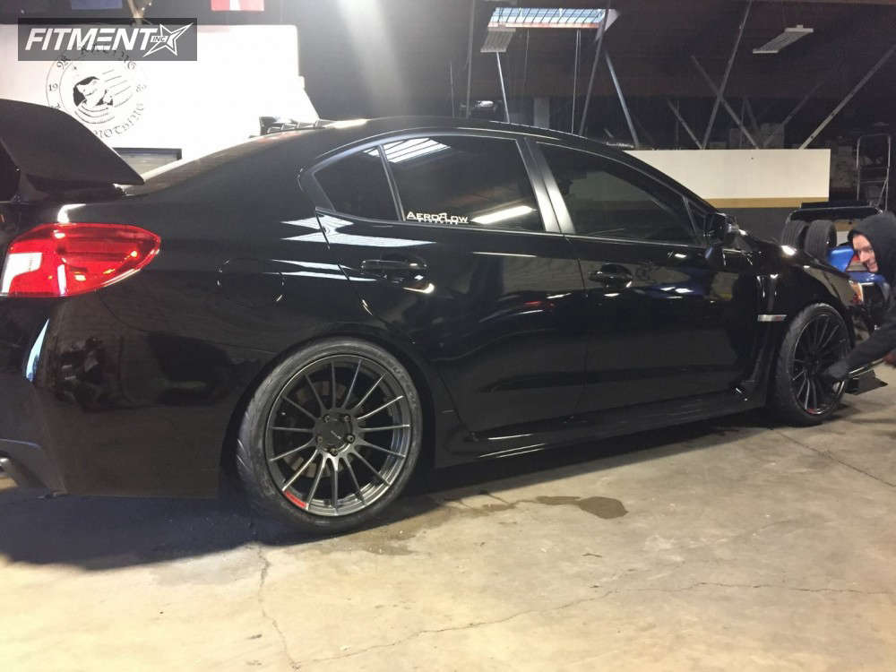 2017 Subaru WRX STI Limited with 18x9.5 Enkei Rs05-rr and Nitto 255x35 ...