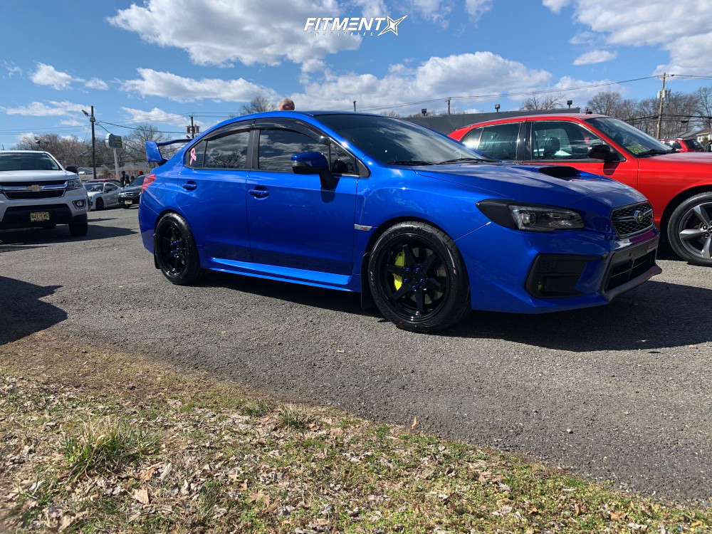 2018 Subaru WRX STI Base with 18x9.5 ESR Cs8 and Federal 265x45 on ...
