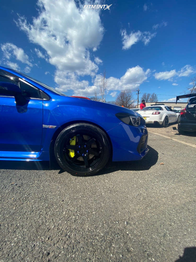 2018 Subaru WRX STI Base with 18x9.5 ESR Cs8 and Federal 265x45 on ...