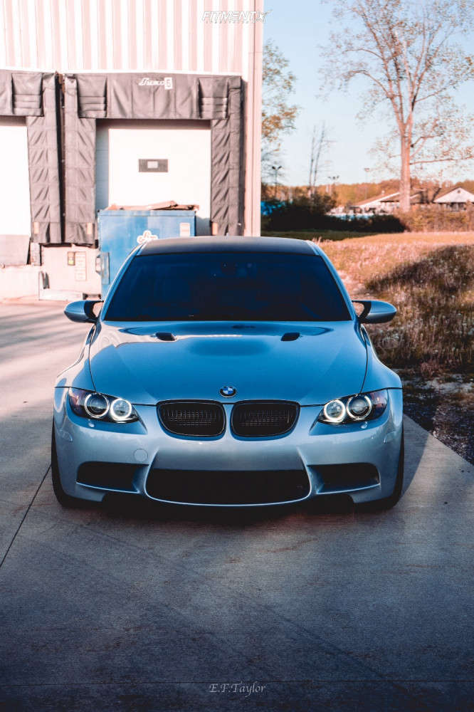 2008 BMW M3 Base with 18x9.5 ESR Rf2 and Falken 265x35 on Lowering ...