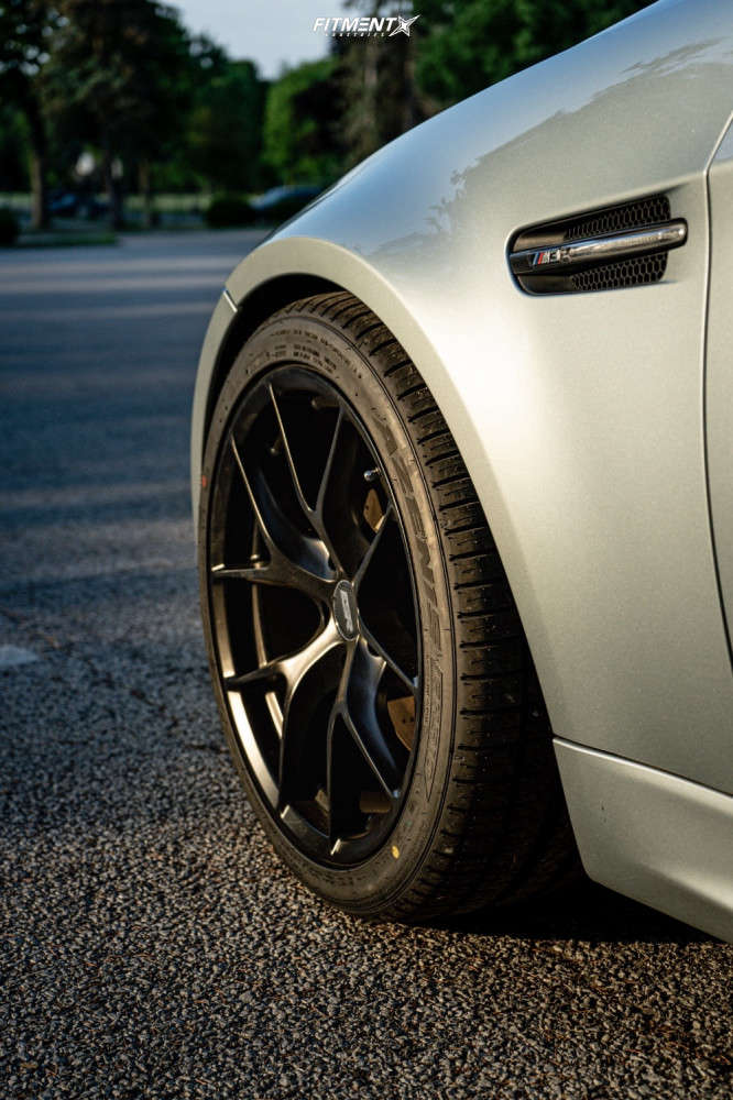 2008 BMW M3 Base with 18x9.5 ESR Rf2 and Falken 265x35 on Lowering ...