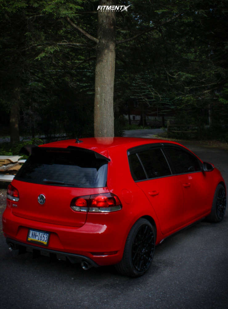 2013 Volkswagen GTI Base with 18x8.5 Rotiform Blq and Lexani 225x40 on ...