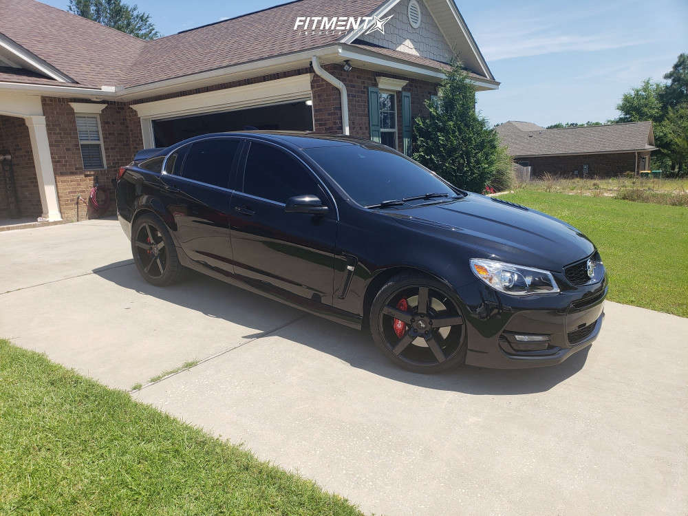 2017 Chevrolet SS Base with 20x8.5 Niche Milan and Mickey Thompson ...
