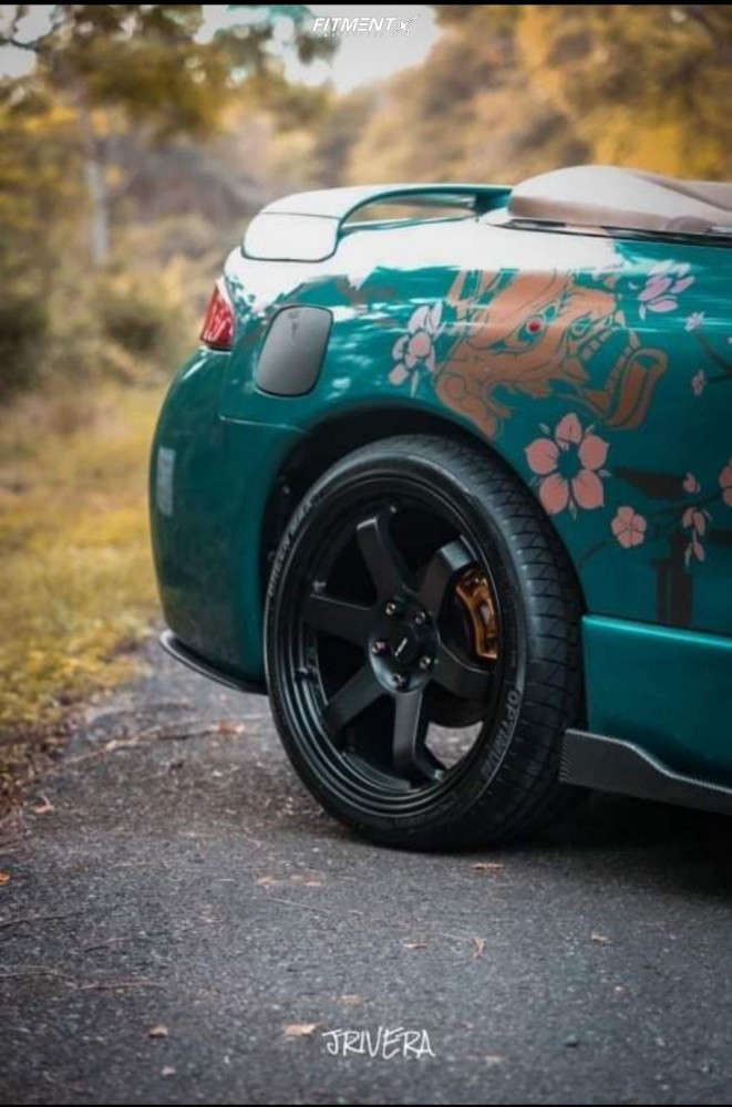 1999 Mitsubishi Eclipse Spyder GST with 18x8.5 AVID1 AV6 and Nankang ...