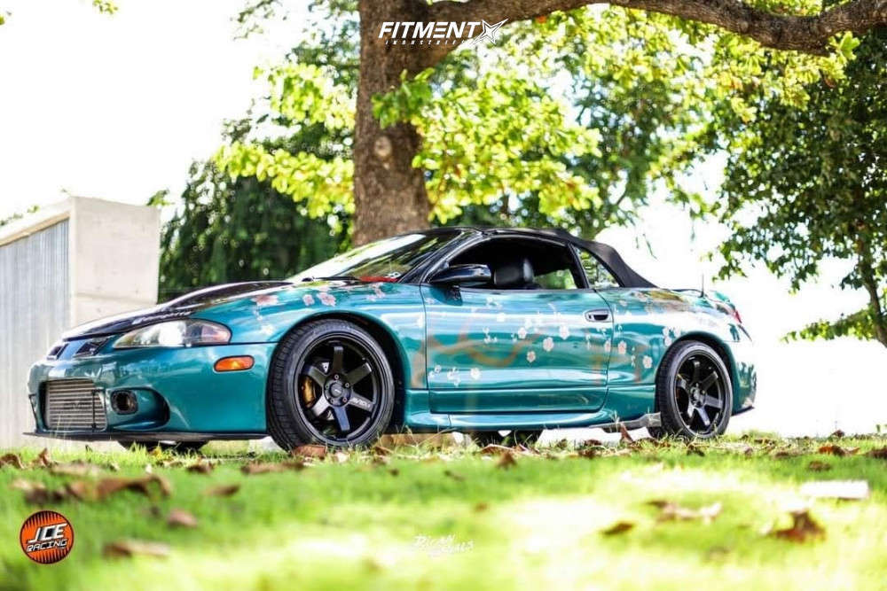 1999 Mitsubishi Eclipse Spyder GST with 18x8.5 AVID1 AV6 and Nankang ...