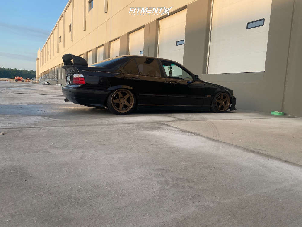 1996 BMW 328i Base with 17x9 Kansei Knp and Nankang 215x40 on Coilovers ...