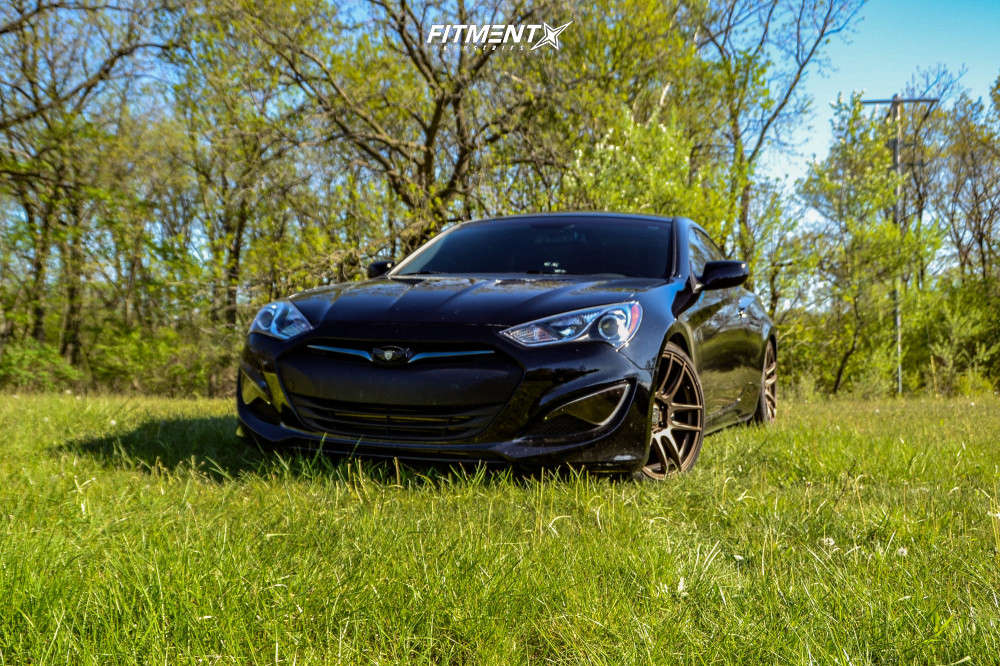 2014 Hyundai Genesis Coupe 2.0T Premium with 19x8.5 ESR Cs8 and Ohtsu ...