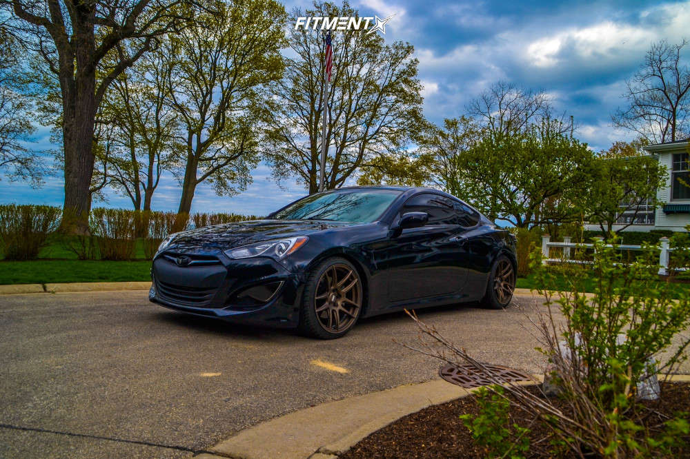 2014 Hyundai Genesis Coupe 2.0T Premium with 19x8.5 ESR Cs8 and Ohtsu ...