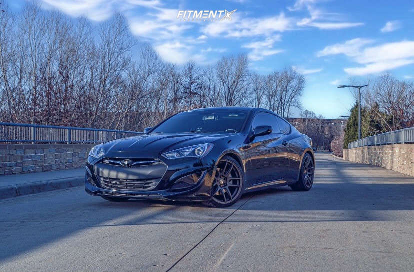 2014 Hyundai Genesis Coupe 2.0T Premium with 19x8.5 ESR Cs8 and Ohtsu ...
