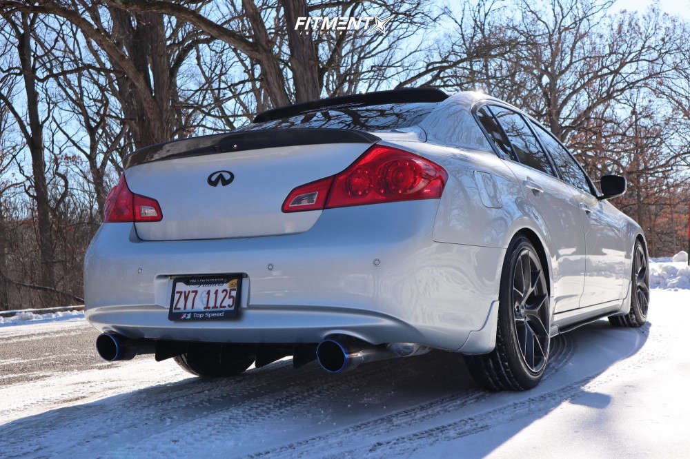 2011 INFINITI G37 X with 19x8.5 ESR Forged Rf2 and Achilles 225x45 on ...