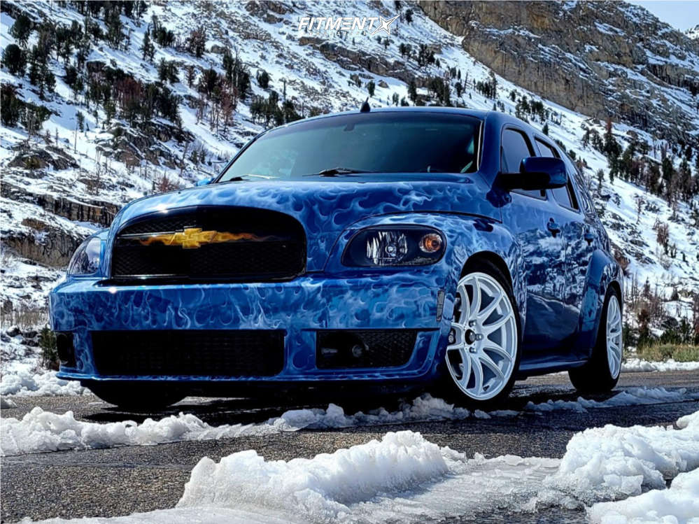 2009 Chevrolet HHR SS with 18x8.5 Vors Tr4 and Riken 225x45 on Lowering ...