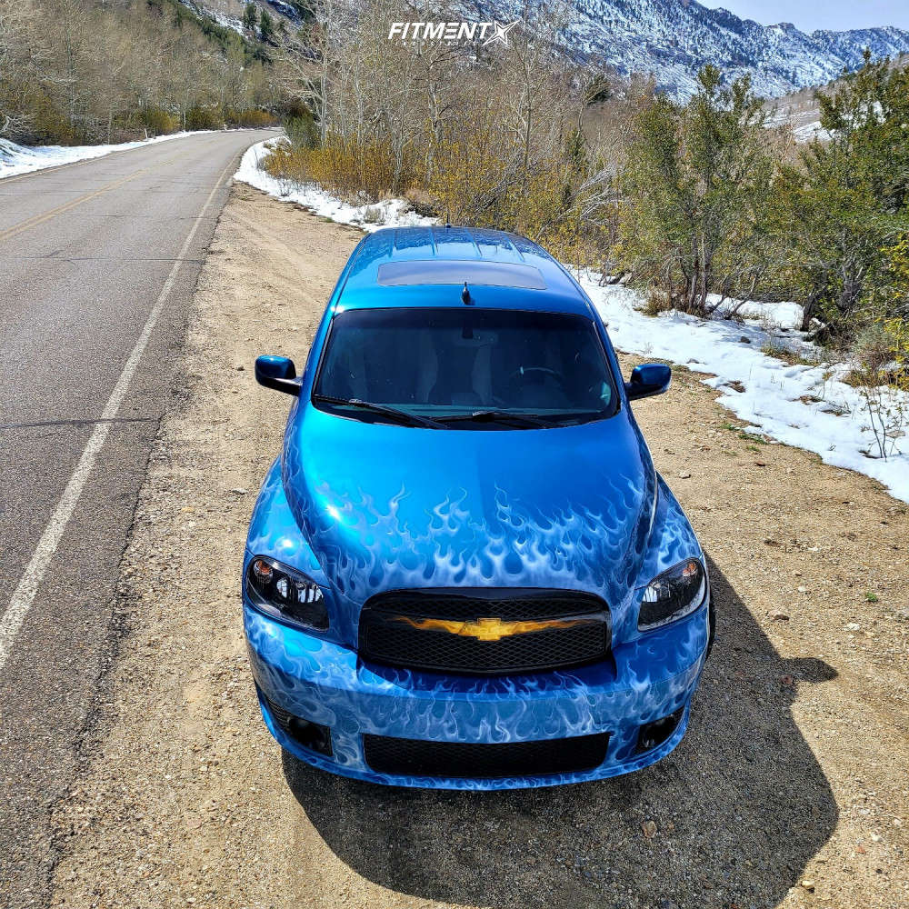 2009 Chevrolet HHR SS with 18x8.5 Vors Tr4 and Riken 225x45 on Lowering ...