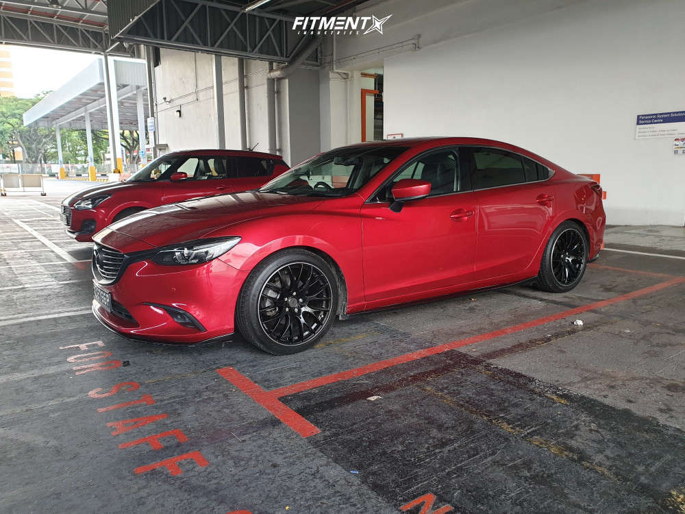 2017 Mazda 6 Grand Touring with 19x8.5 Rays Engineering Homura 2x9 and ...