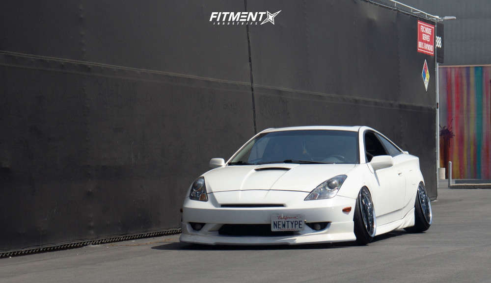 2003 Toyota Celica GTS with 18x10.5 Work Equip Voggard 3 Piece and ...