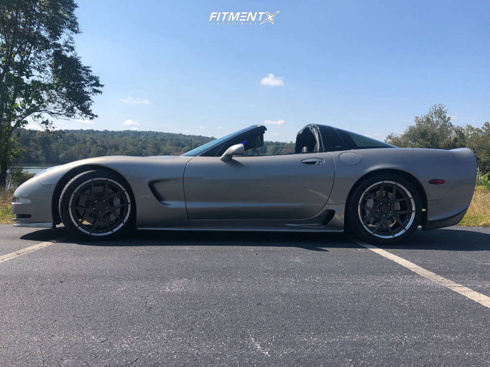 2001 Chevrolet Corvette Base with 19x10 BC Forged HB05 and Michelin ...