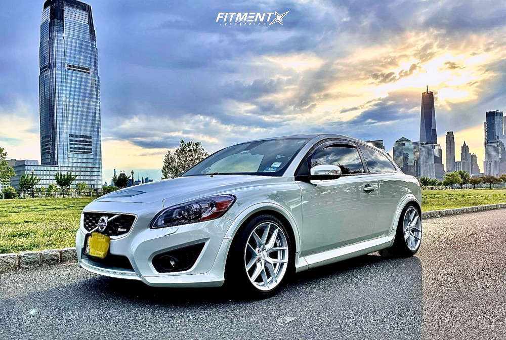 2011 Volvo C30 T5 R-Design with 18x8.5 Rotiform Flg and Achilles 235x40 ...