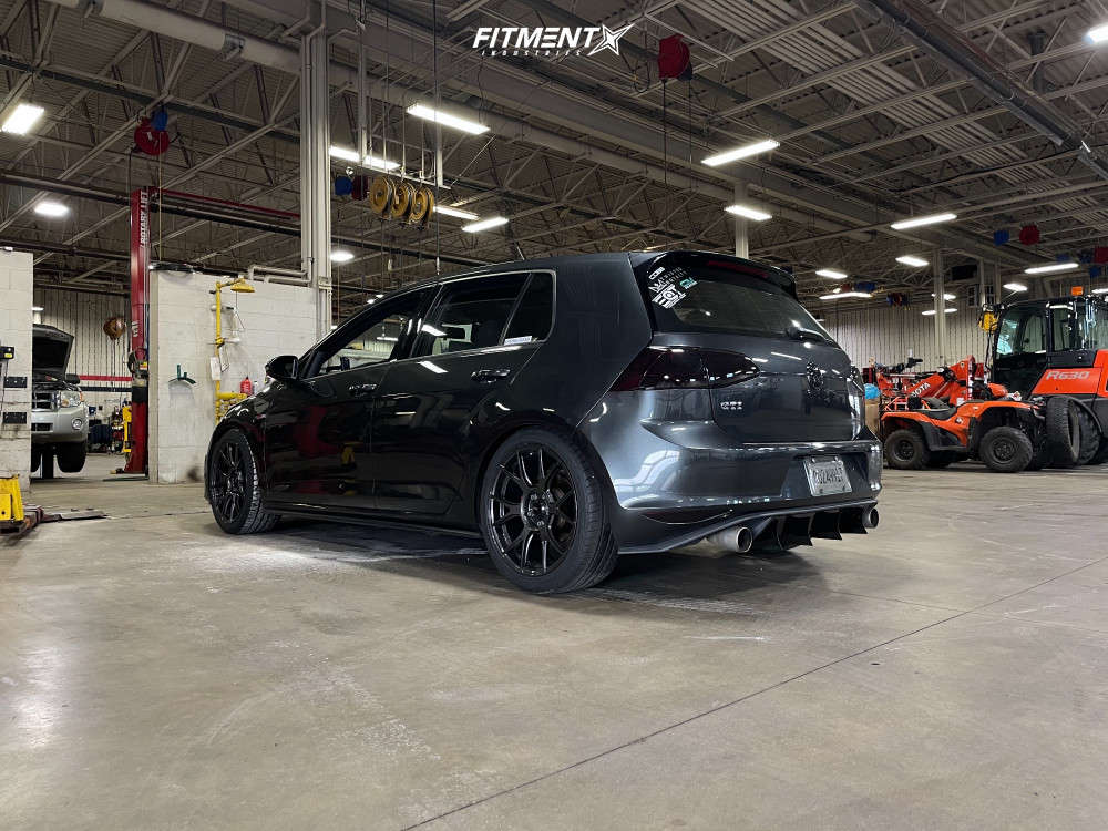 2017 Volkswagen GTI S with 18x8.5 Konig Ampliform and Achilles 235x40 ...
