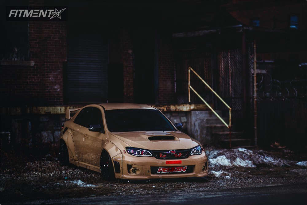 2012 Subaru WRX Base with 18x12 Forgestar F14 and Lexani 285x35 on Air ...
