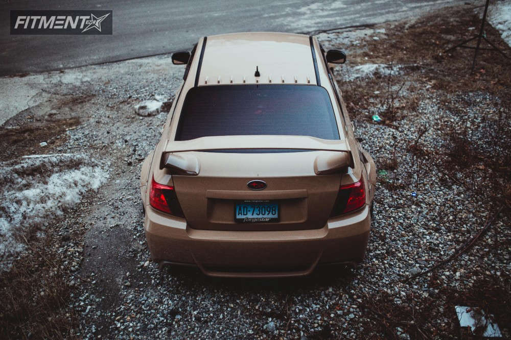 2012 Subaru WRX Base with 18x12 Forgestar F14 and Lexani 285x35 on Air ...