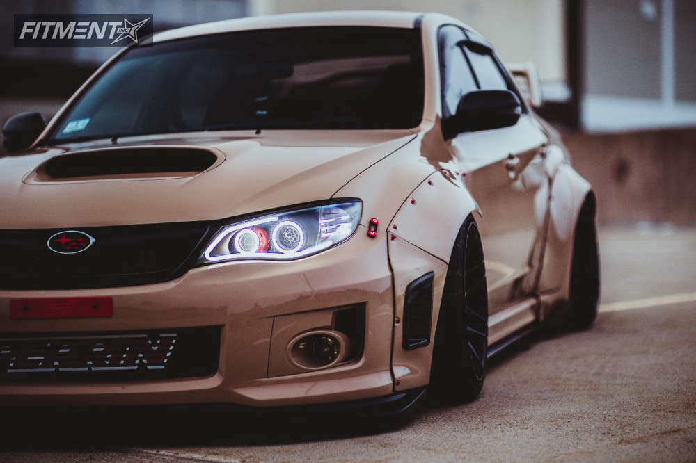 2012 Subaru WRX Base with 18x12 Forgestar F14 and Lexani 285x35 on Air ...