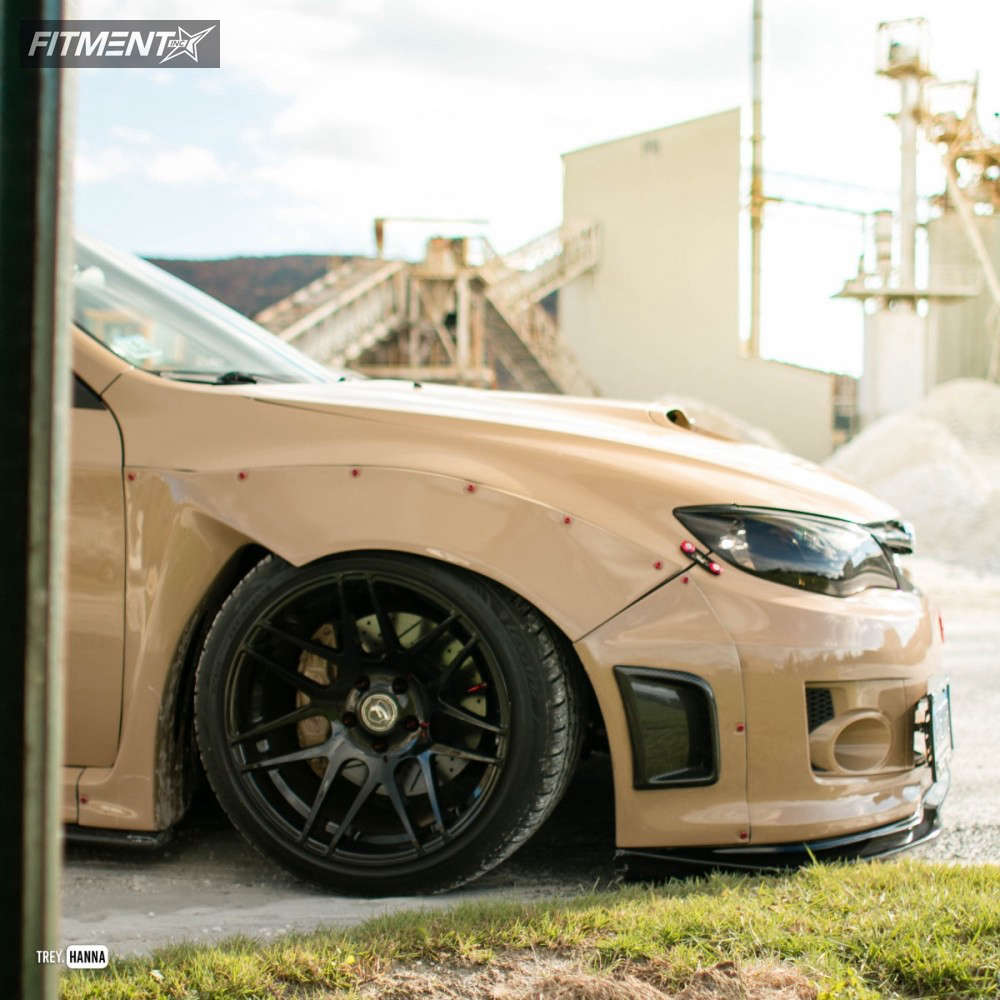 2012 Subaru WRX Base with 18x12 Forgestar F14 and Lexani 285x35 on Air ...