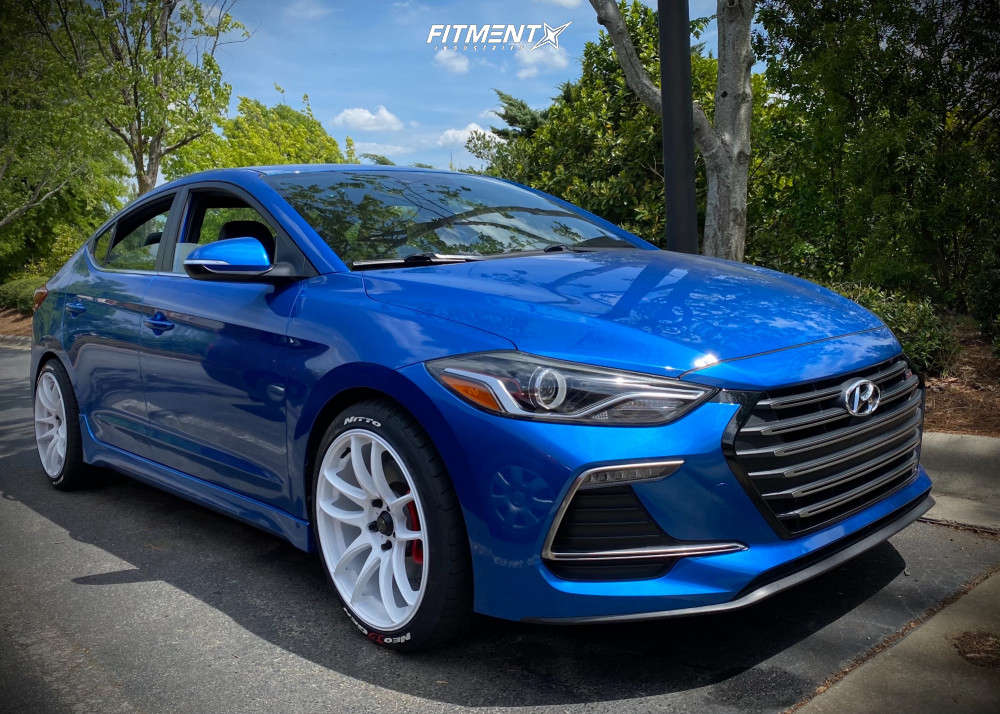 2018 Hyundai Elantra Sport with 18x8.5 Vors Tr4 and Nitto 245x40 on Stock Suspension | 1715974 ...