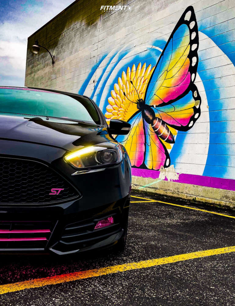 2017 Ford Focus ST with 18x8 Revolution Racing Rr14 and Goodyear 235x45 ...