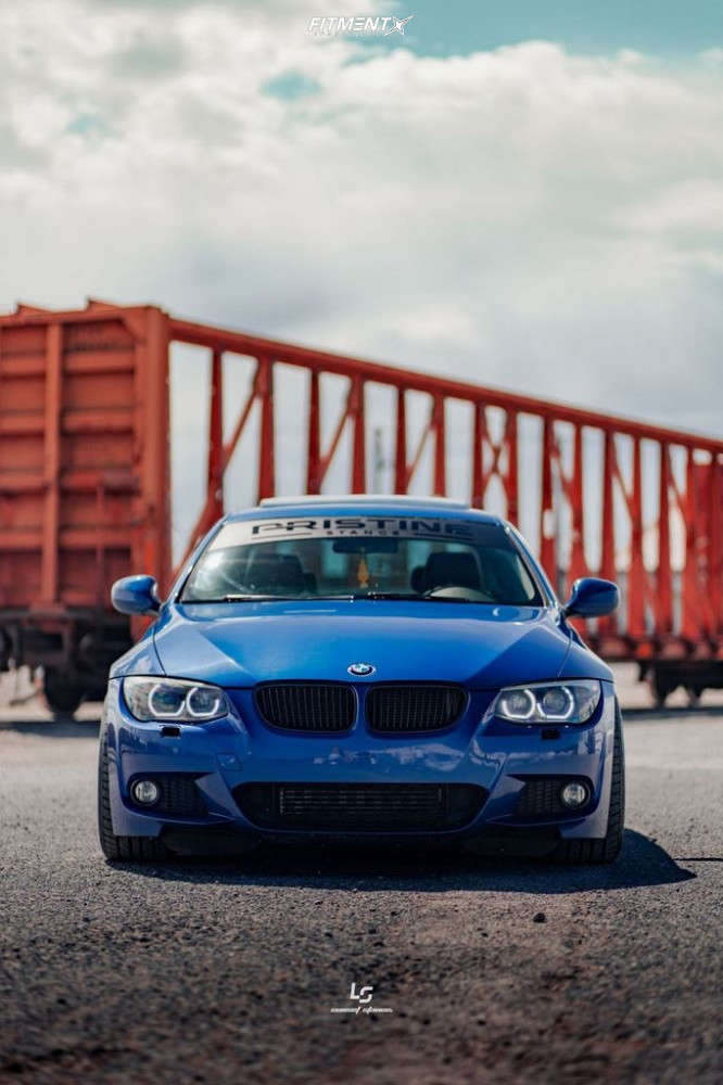 2011 BMW 335i XDrive Base with 18x9.5 Aodhan Ah02 and Achilles 235x40 ...