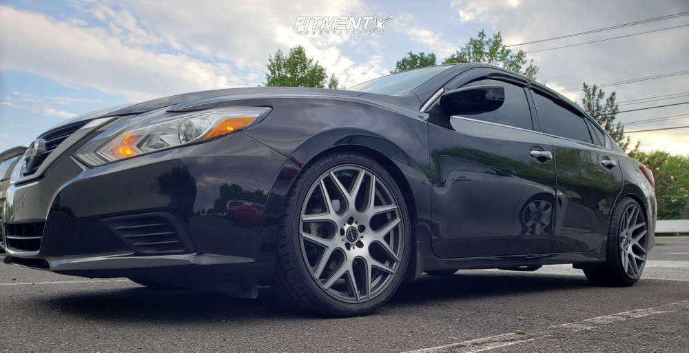 2018 Nissan Altima S with 20x8.5 Fondmetal Stc-ms and Achilles 245x35 on Coilovers | 1717635 ...