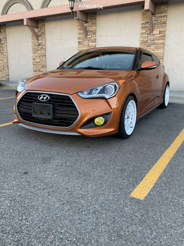 2016 Hyundai Veloster Turbo with 18x8.5 JNC Jnc033 and Toyo Tires ...