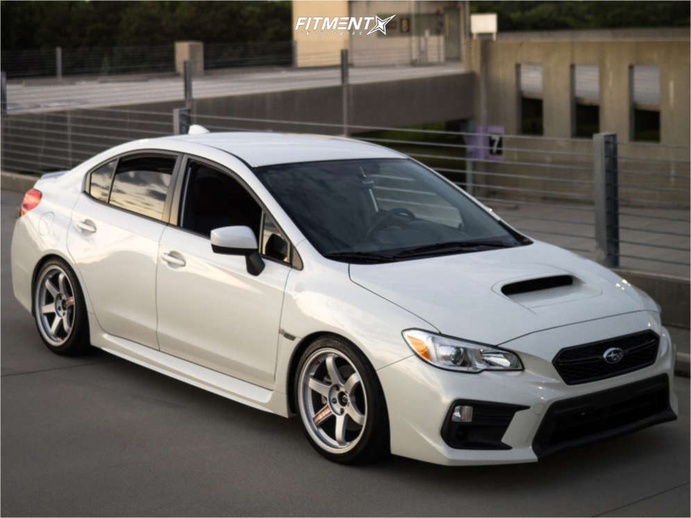 2020 Subaru WRX Base with 18x9.5 Volk Te37sl and Firestone 255x35 on ...
