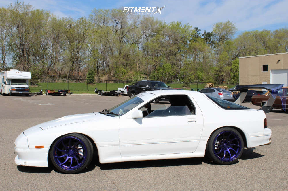 1991 Mazda RX-7 Turbo with 18x9.5 Anovia Night and Falken 225x40 on ...