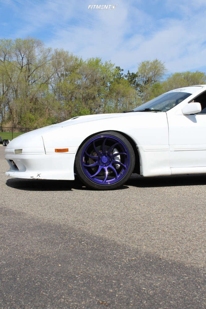 1991 Mazda RX-7 Turbo with 18x9.5 Anovia Night and Falken 225x40 on ...
