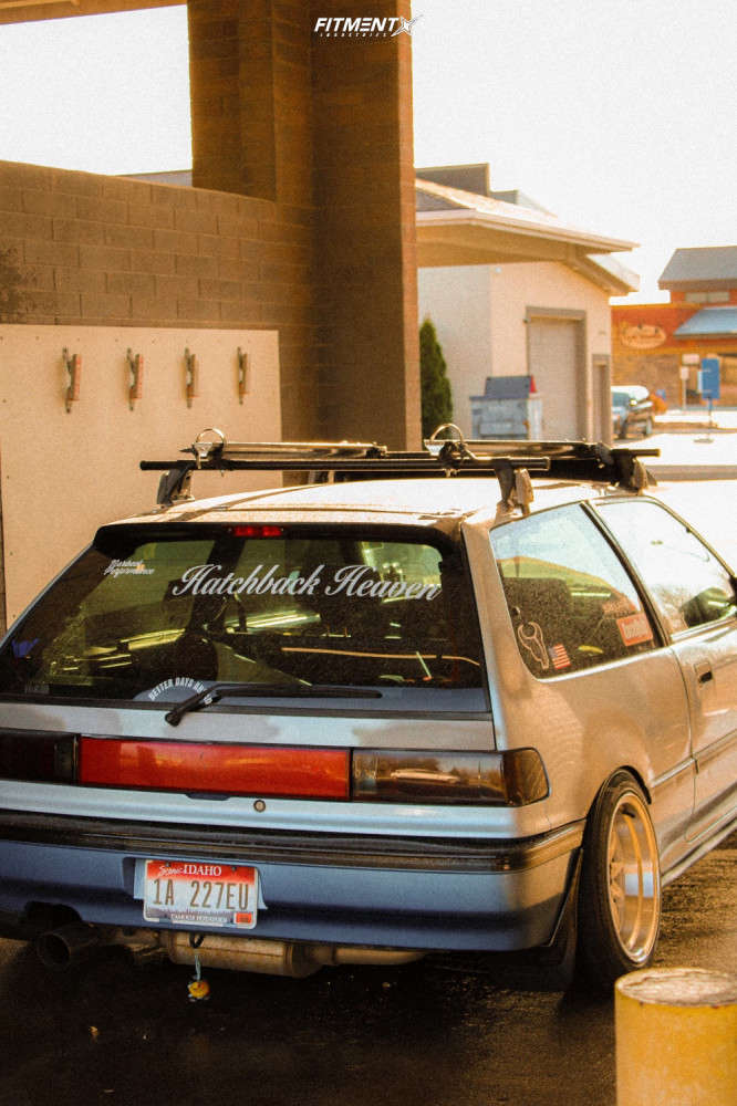 1989 Honda Civic DX with 15x8 JNC Jnc003 and Hankook 195x50 on ...