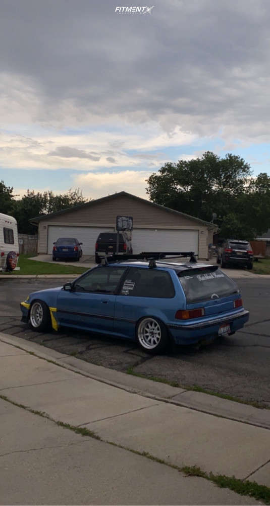 1989 Honda Civic DX with 15x8 JNC Jnc003 and Hankook 195x50 on ...