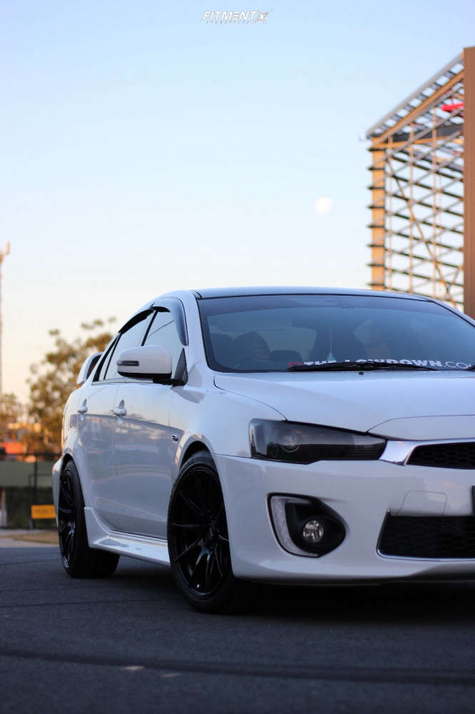 2016 Mitsubishi Lancer ES with 18x8.75 XXR 527 and Monsta 225x45 on ...
