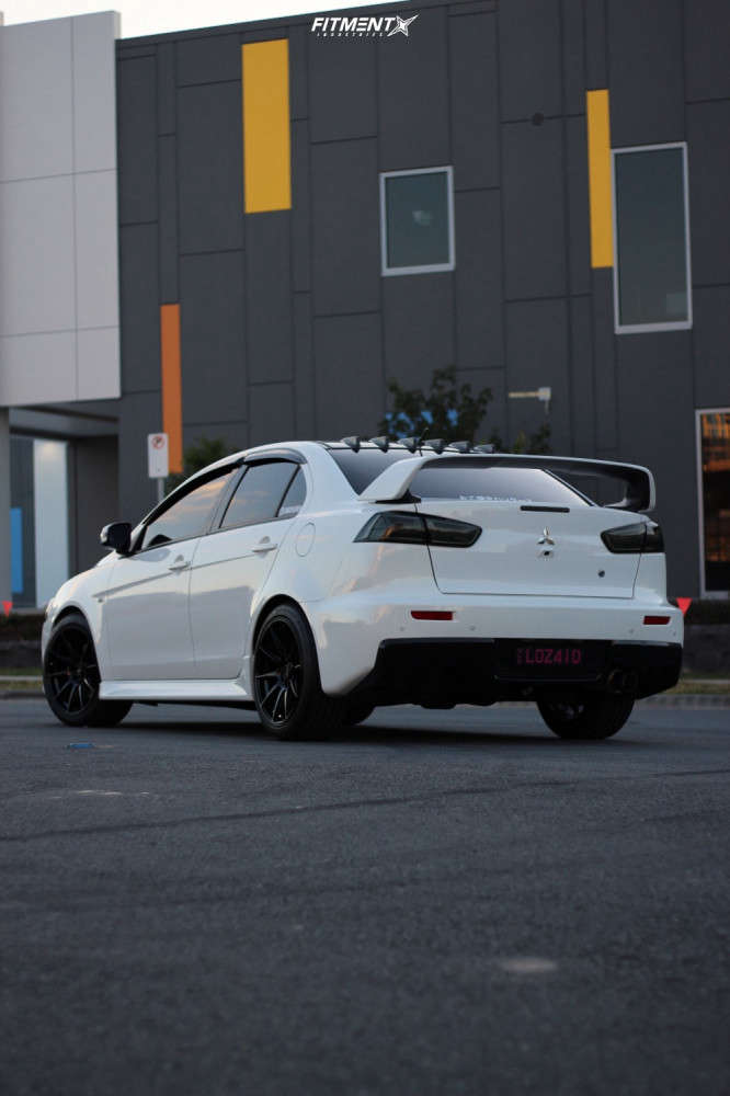 2016 Mitsubishi Lancer ES with 18x8.75 XXR 527 and Monsta 225x45 on ...