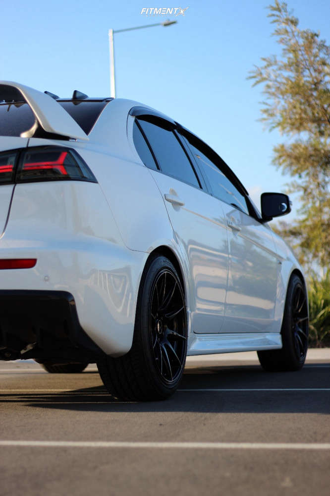 2016 Mitsubishi Lancer ES with 18x8.75 XXR 527 and Monsta 225x45 on ...