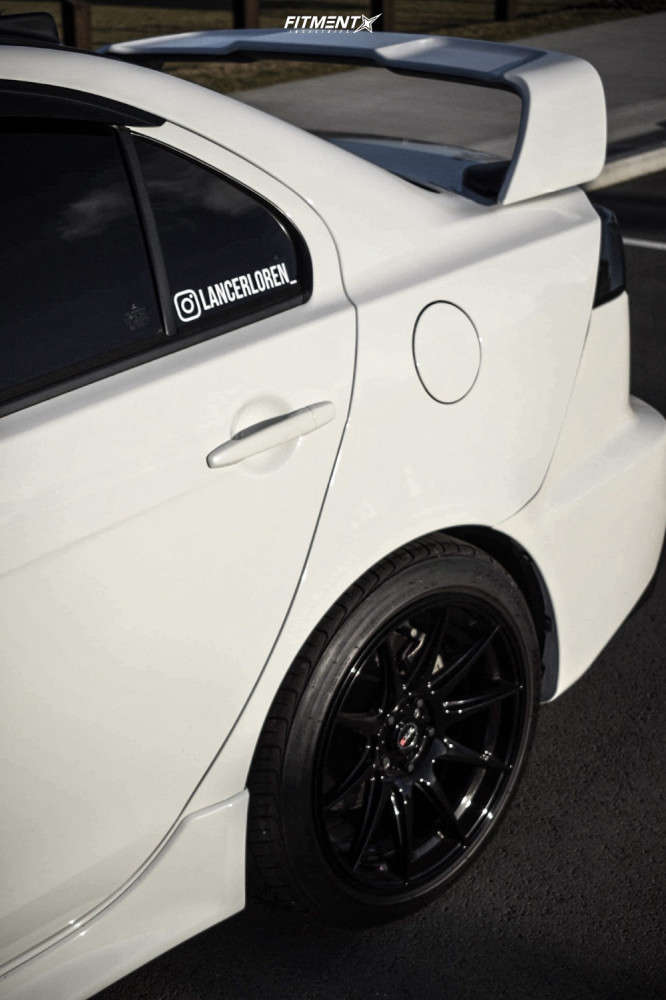 2016 Mitsubishi Lancer ES with 18x8.75 XXR 527 and Monsta 225x45 on ...
