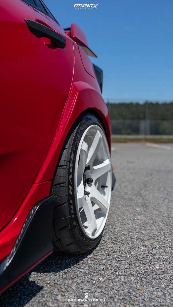 2018 Honda Civic Type R with 18x9.5 Enkei T6s and Firestone 255x35 on ...