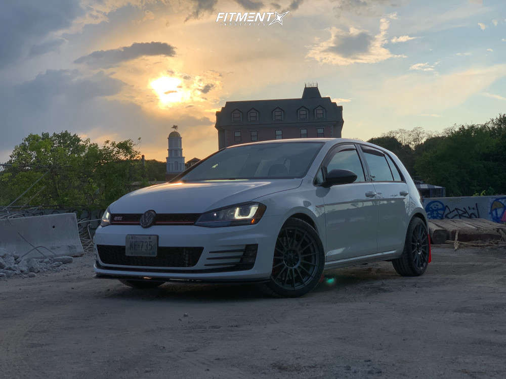 2017 Volkswagen GTI SE with 18x8 Konig Rennform and Michelin 235x40 on ...